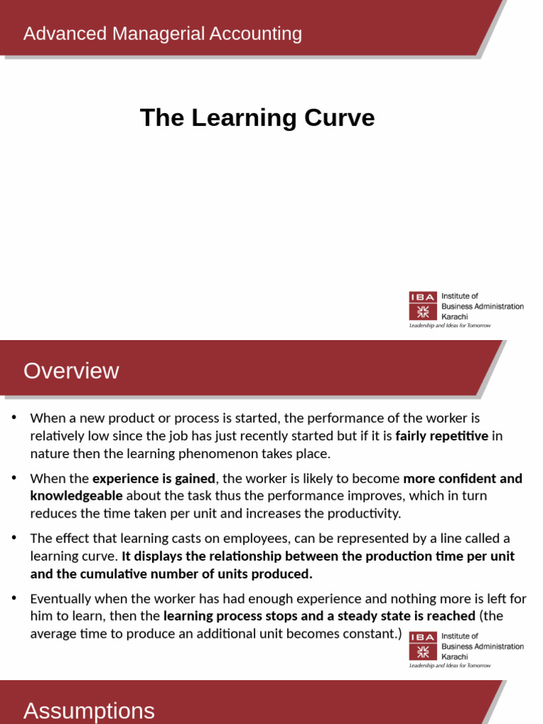 CH 2 - Learning Curve | PDF | Prices | Business