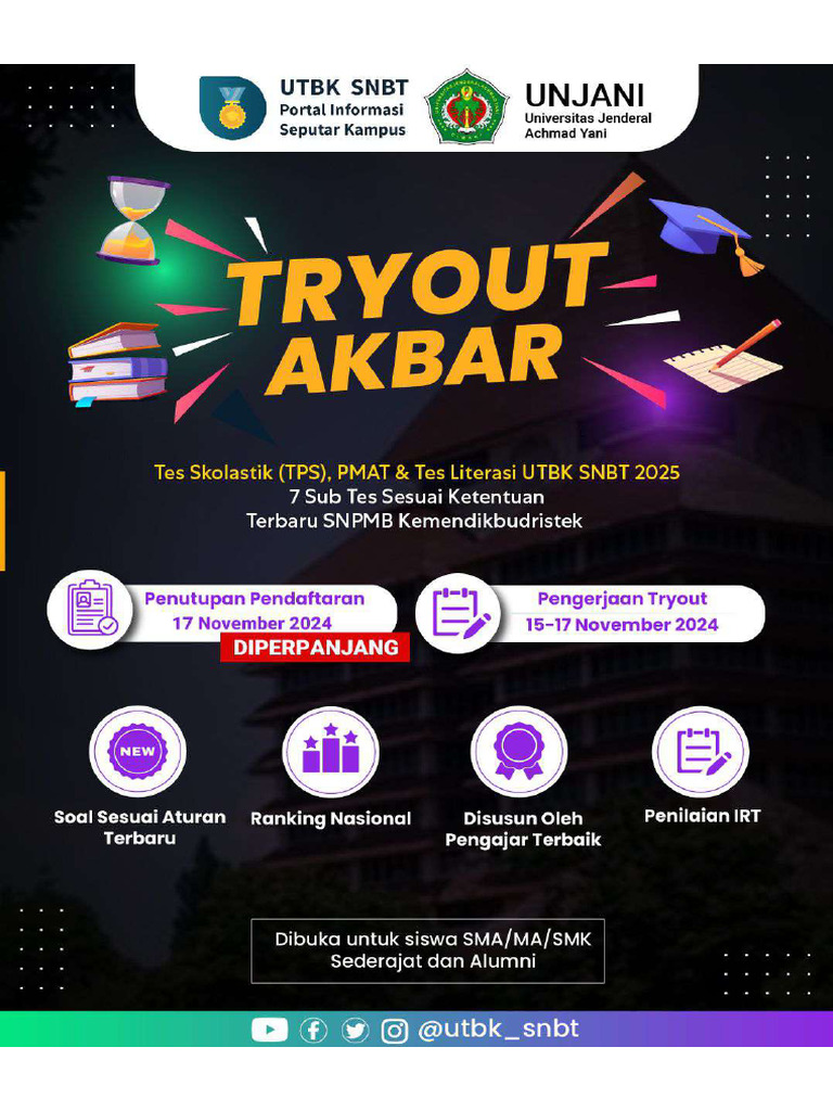 Tryout Nov Utbk SNBT | PDF