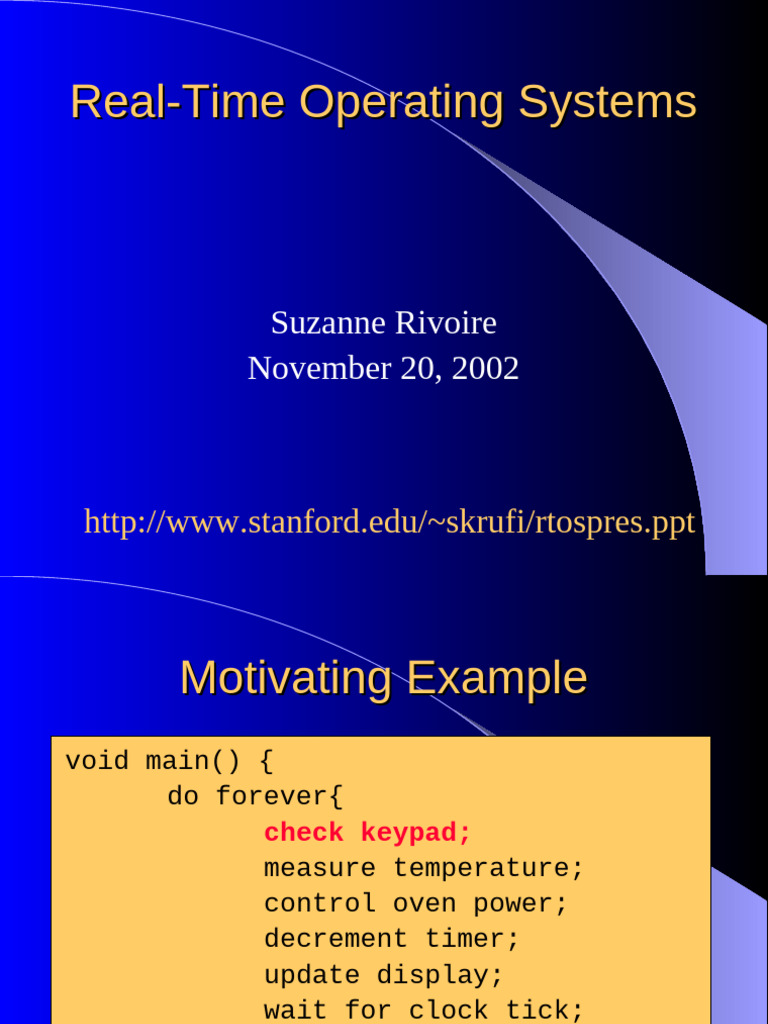 Suzannerivoire Rtos | PDF | Computer Engineering | Computing