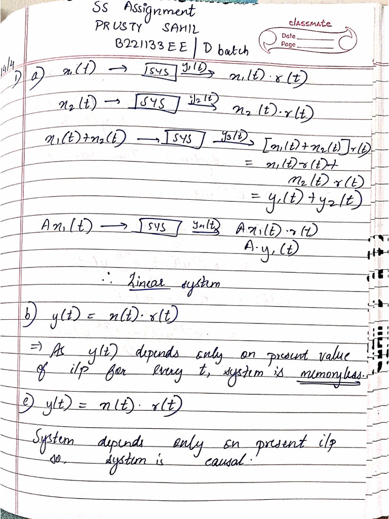 Ss Assignment B221133ee Prusty Sahil | PDF