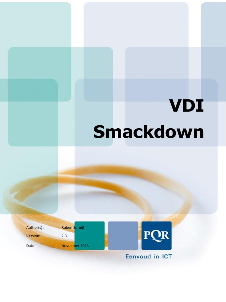 ALL_EN_XX_ALL_Whitepaper_VDI_Smackdown | PDF | Desktop Virtualization | Virtualization