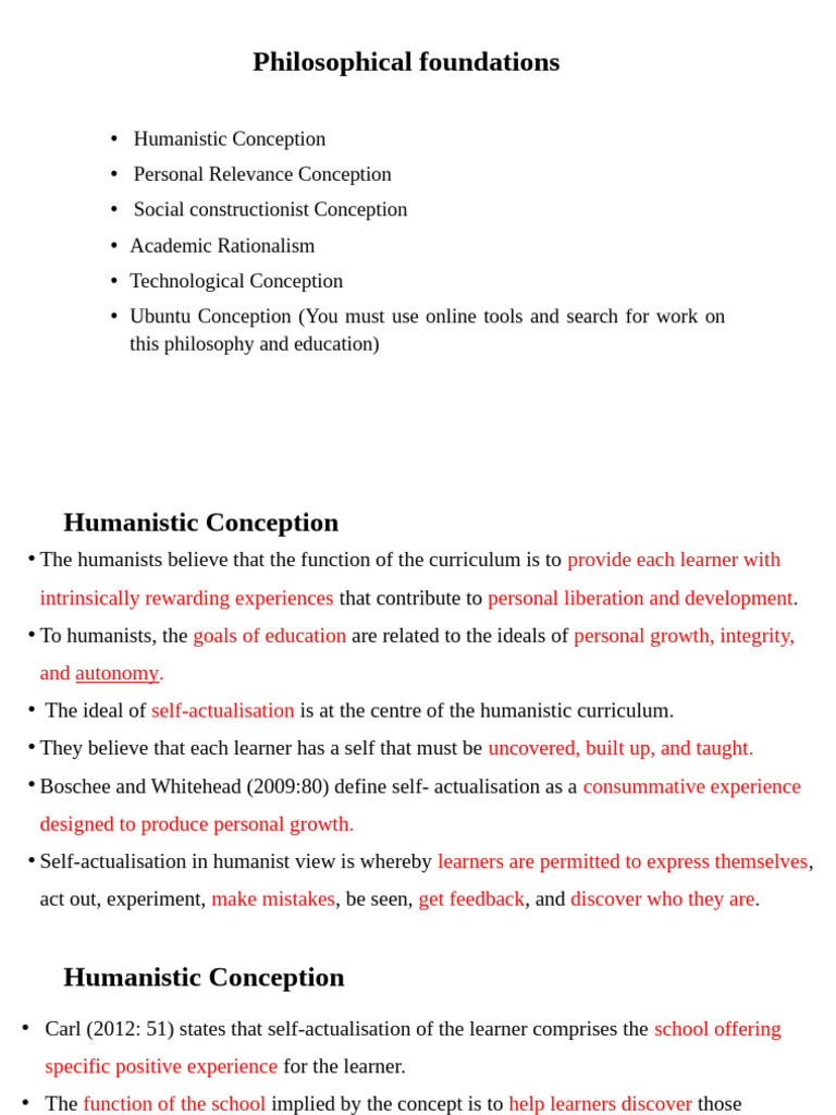 Philosophical Foundations | PDF | Curriculum | Rationalism