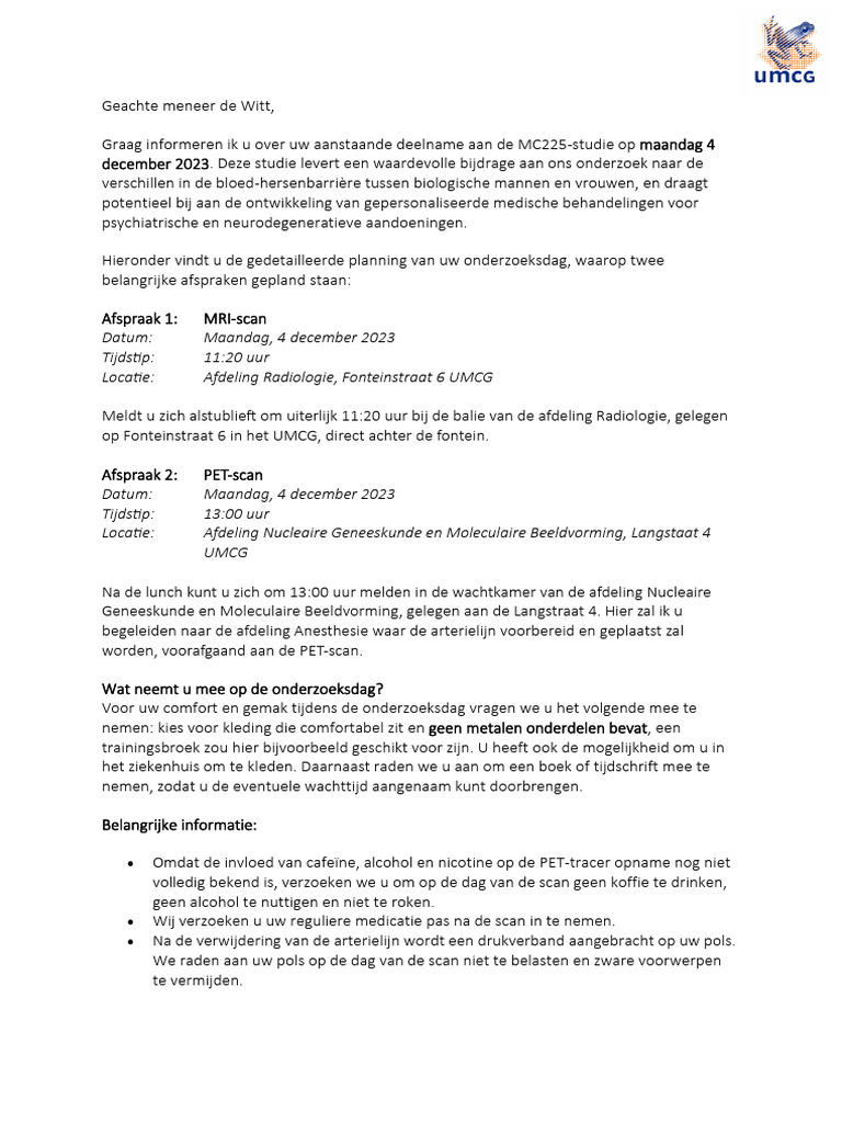 Dagplanning 4dec | PDF