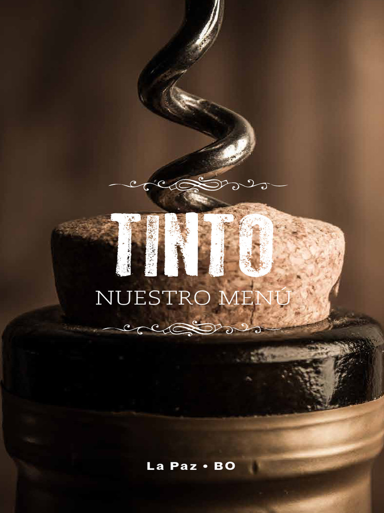 MENÚ TINTO LA PAZ 2024 | PDF | Hamburguesas | ensalada