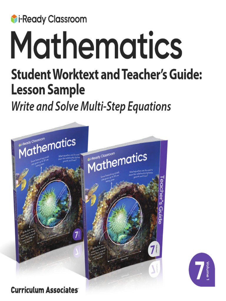 RCL CC Math gr7 Write and Solve Multi Step Equations 33517 34526.9 2024 ...