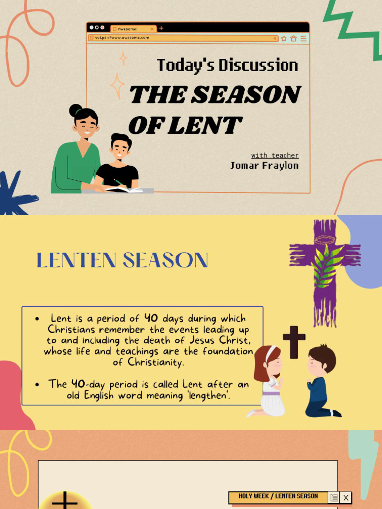 Lent Season | PDF