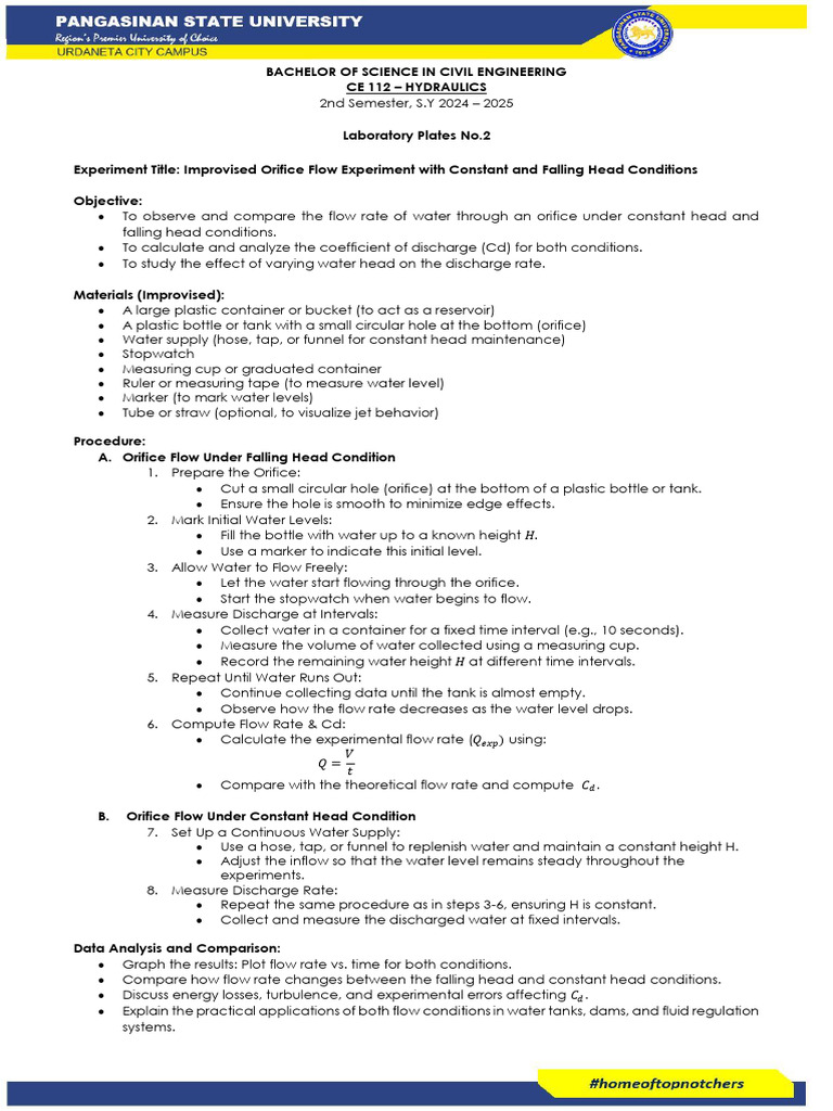 Laboratory No.2 Group 1 (1) | PDF | Flow Measurement | Chemical Engineering