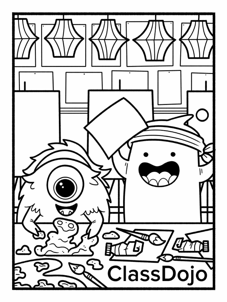 DojoColoringSheet ArtRoom | PDF