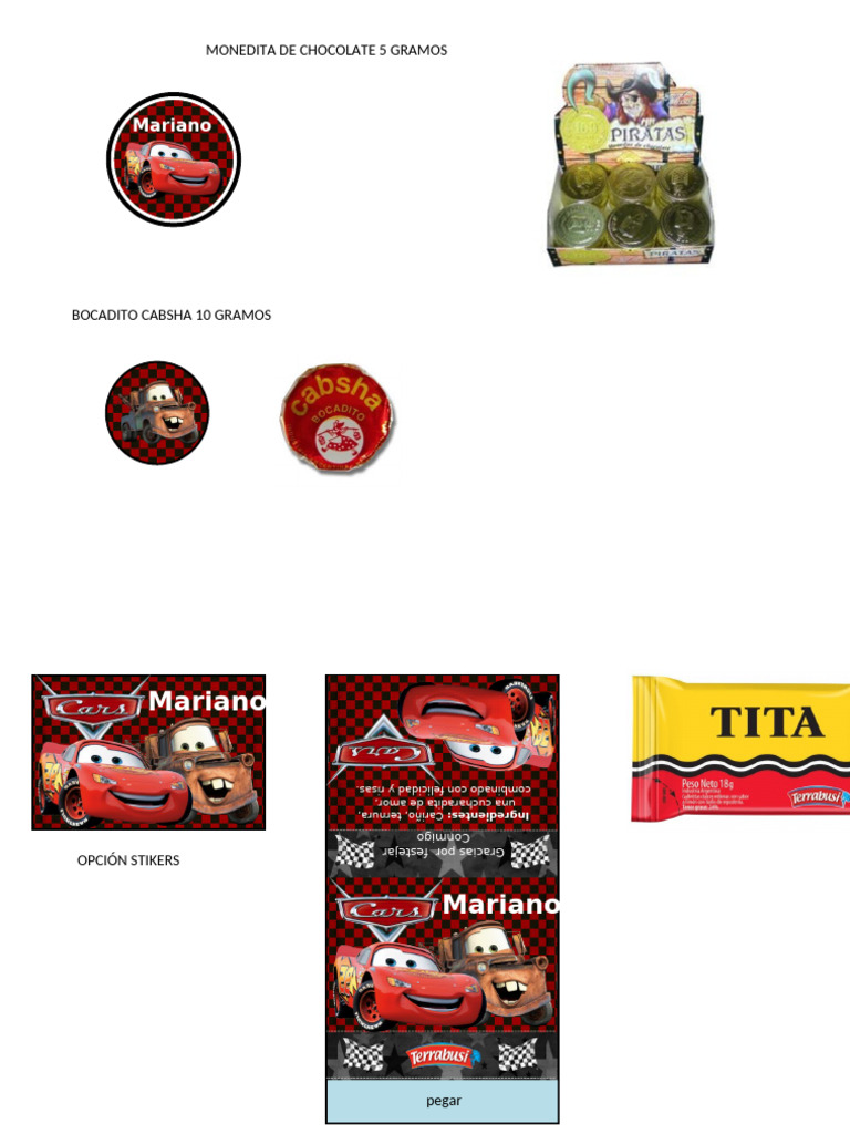 Candy Cars | PDF