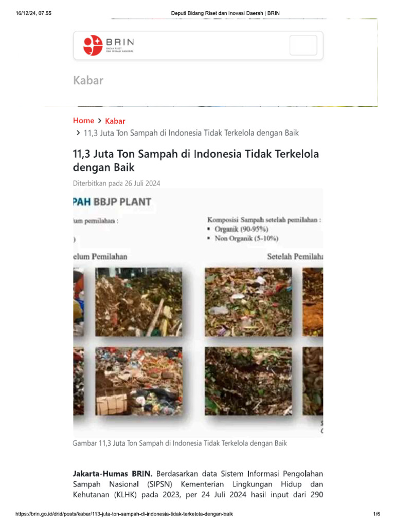 Artikel Sampah 01 | PDF