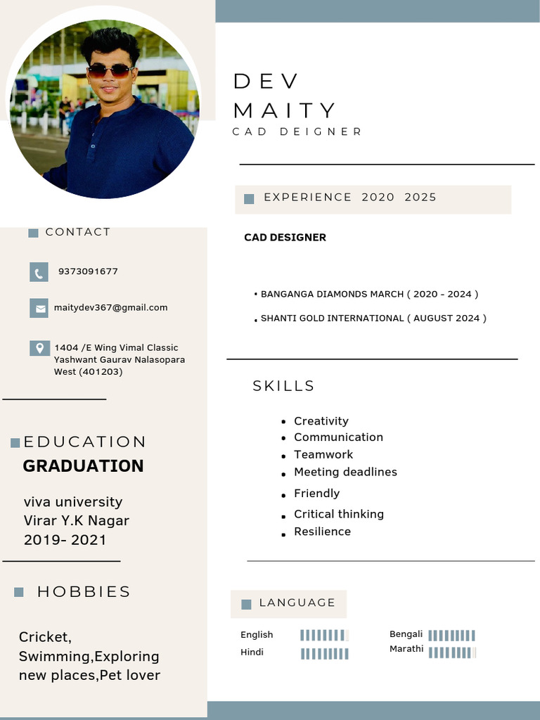 dev maity cv.pdf (1) | PDF