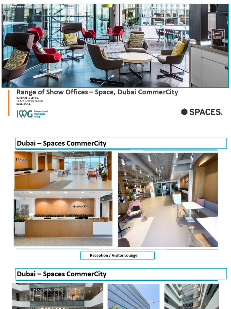 Spaces, Dubai CommerCity | PDF