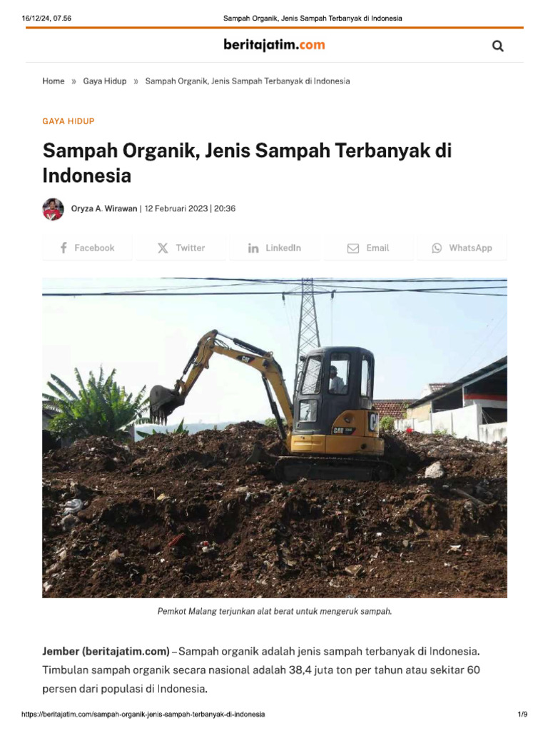 Artikel Sampah 02 | PDF
