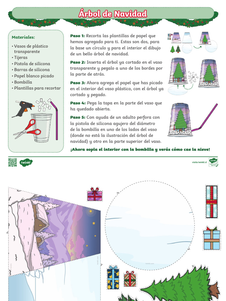 CL DF 1701951496 Manualidad Arbol de Navidad - Ver - 2 | PDF