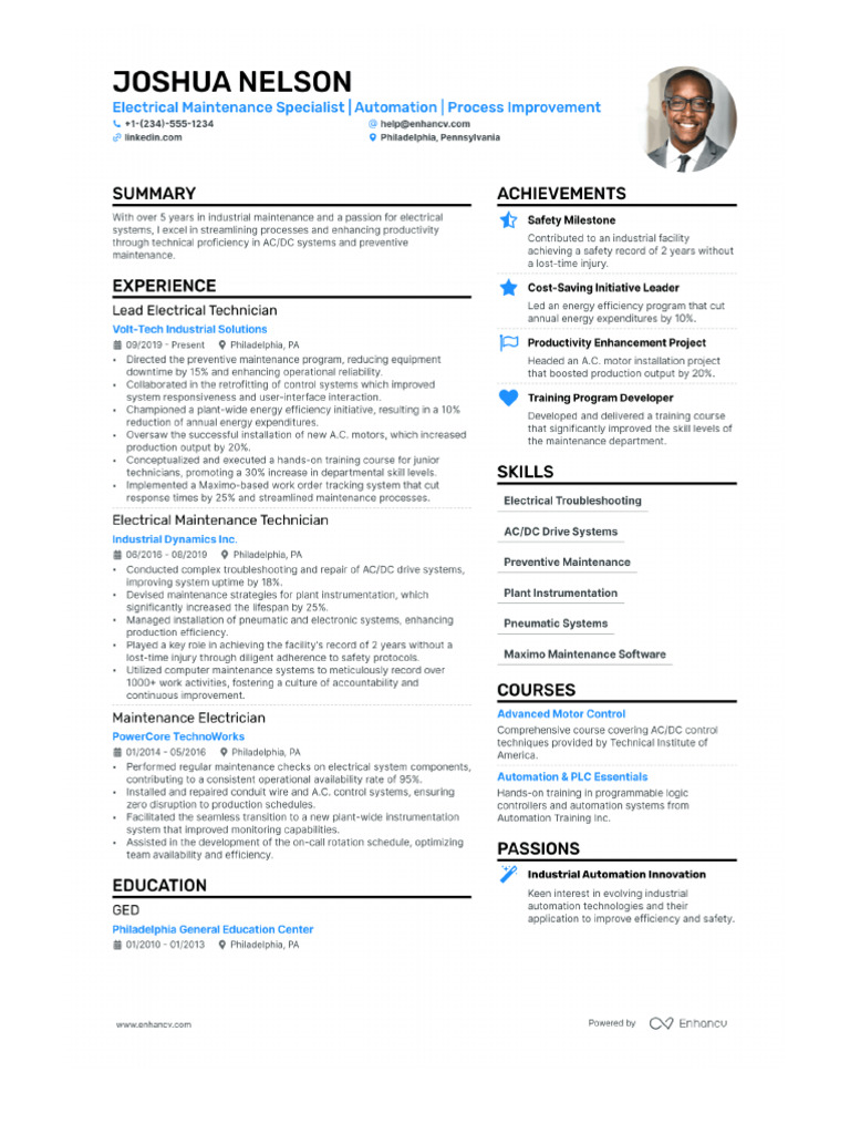 Joshua NELSON CV | PDF