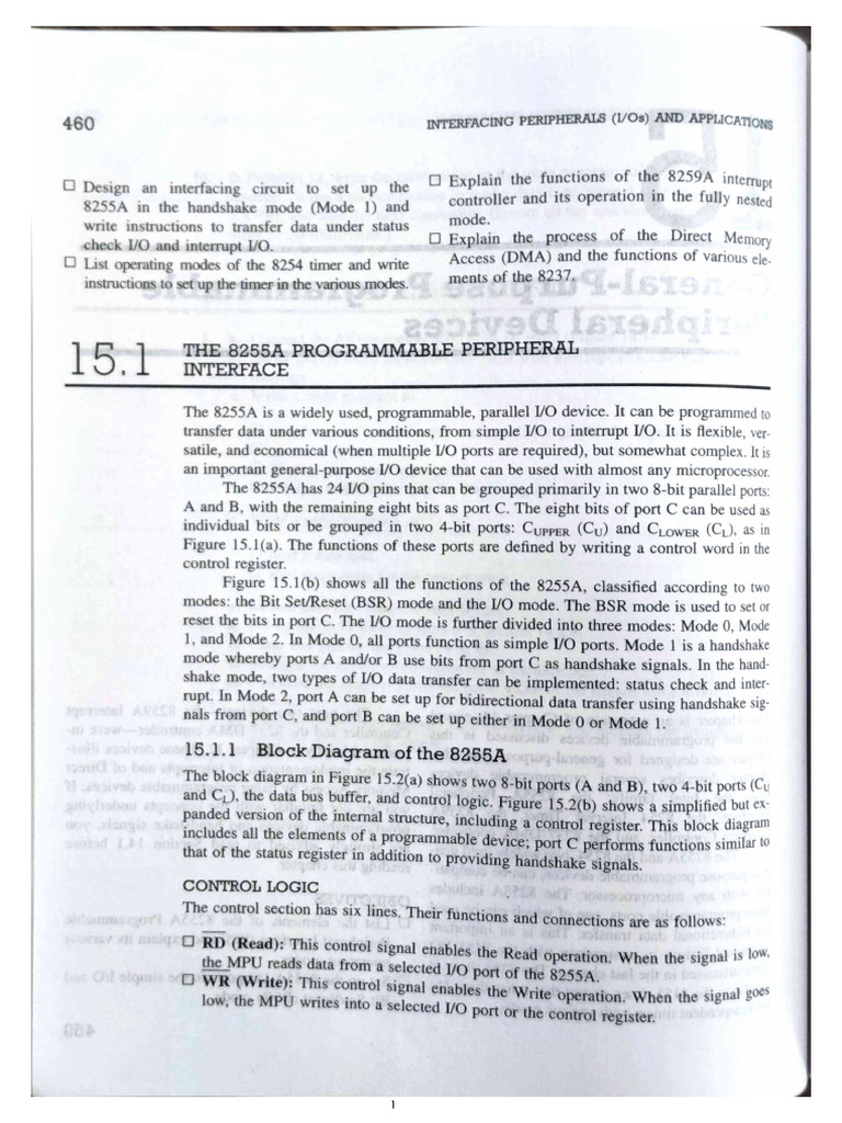 8255 Interfacing | PDF