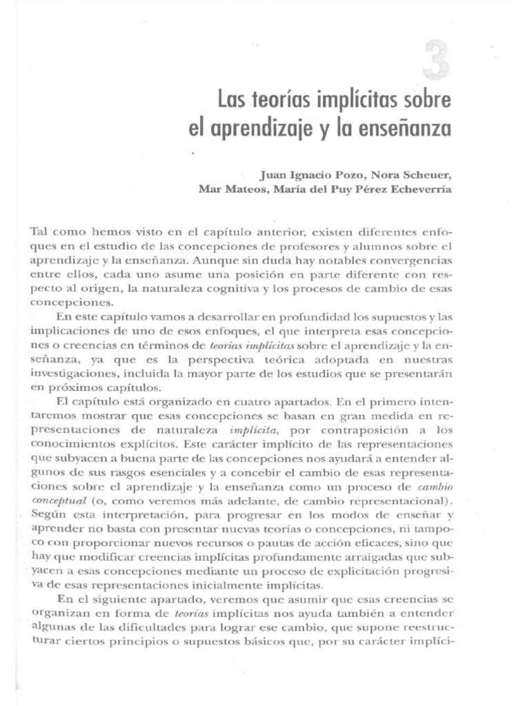 Pozo (2006) Cap. 3-Comprimido | PDF