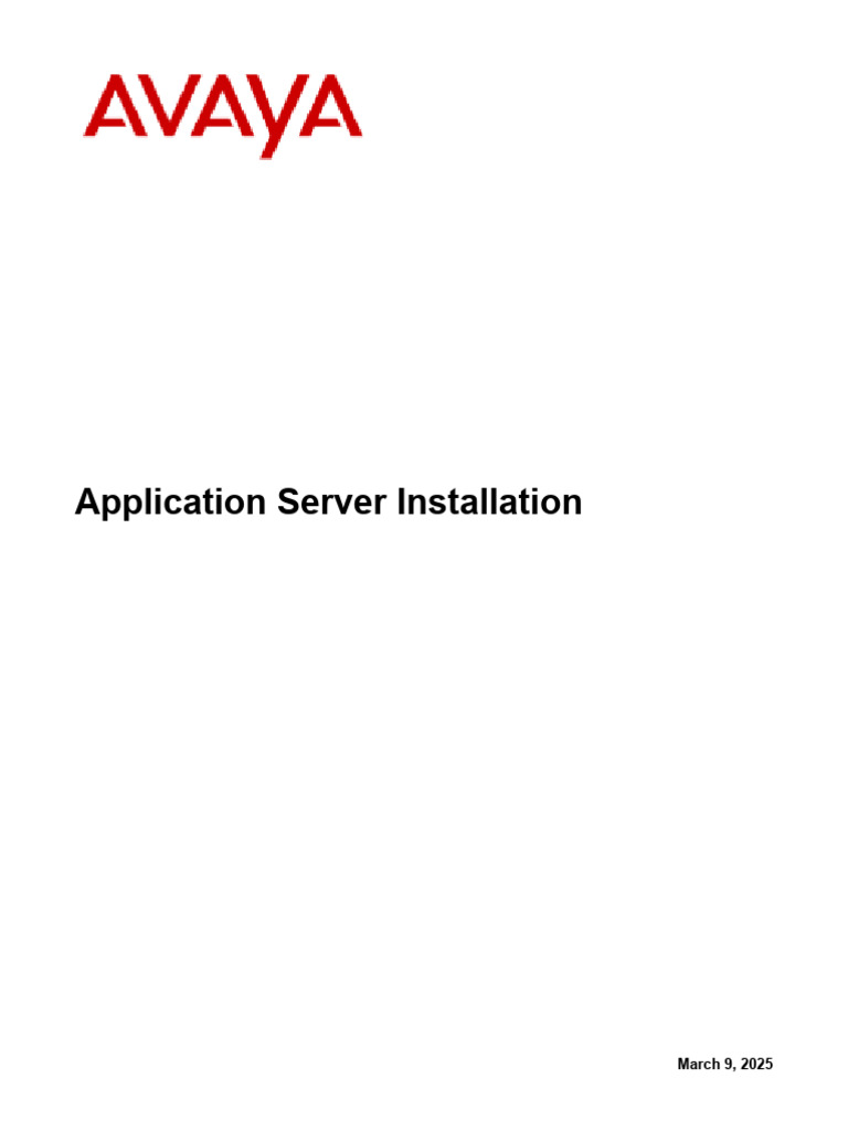 Deploying Ip Office Server Edition and Application Servers Application ...