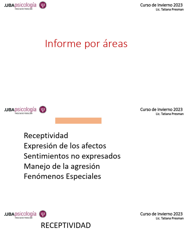 Area Afectiva | PDF | Sicología