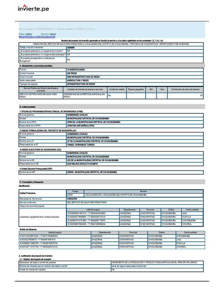 20240309_Exportacion | PDF | Riego | Inversiones