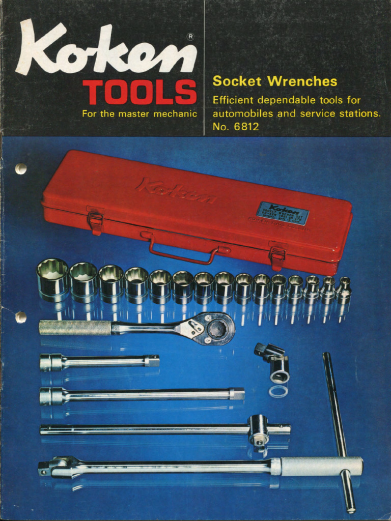 Koken Socket Wrenches Catalogue | PDF