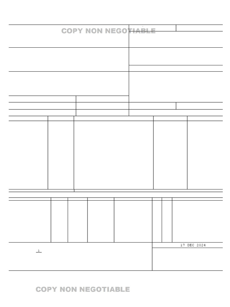 COSCON_BL_COPY_NON-FREIGHTED_6403412721_1 | PDF | Cargo | Bill Of Lading