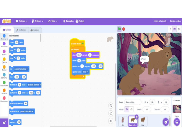 Tarea de Scratch | PDF