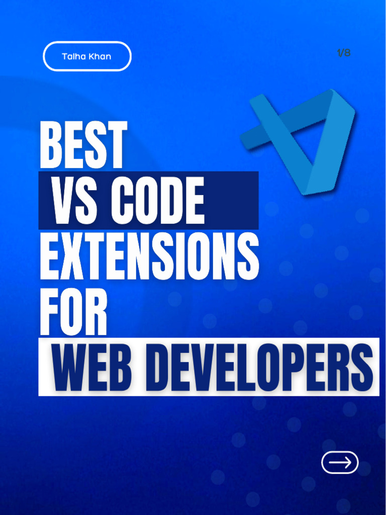Best VS Code Extensions For Web Developers | PDF
