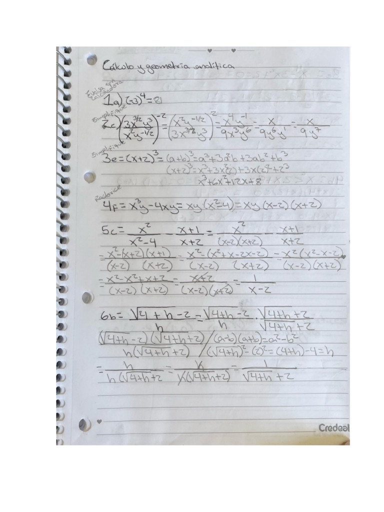 Cáculo. Práctica 1 | PDF