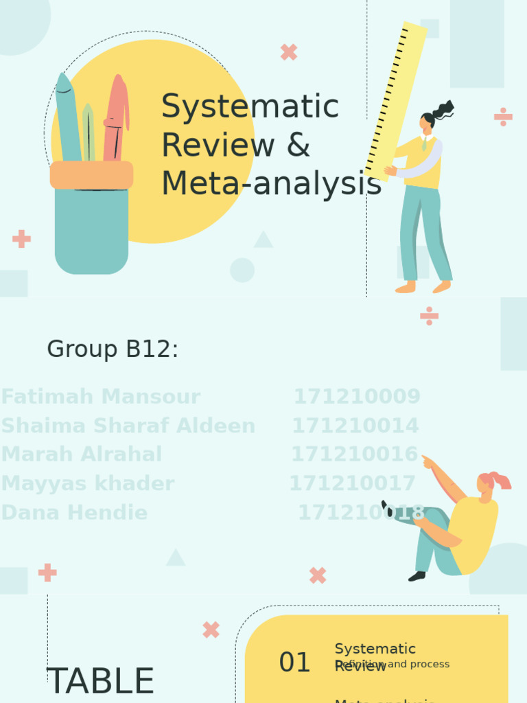7.1 Systematic Review & Meta-Analysis | PDF | Meta Analysis | Systematic Review