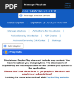Activate Your DuplexPlay Device Now | PDF