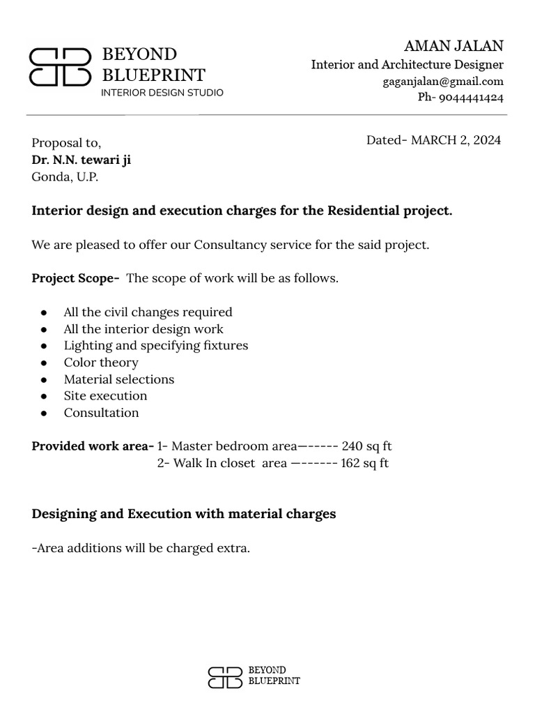 BOQ Quotation for Dr. N.N. tweari ji | PDF | Tap (Valve) | Shower