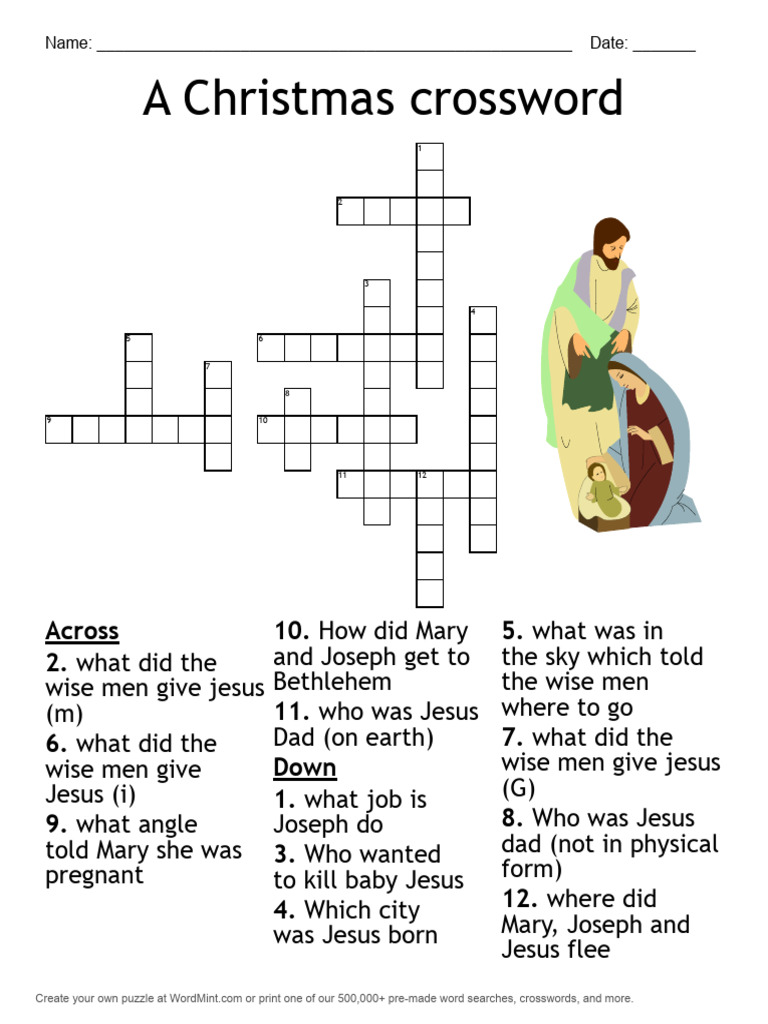 A Christmas Crossword | PDF