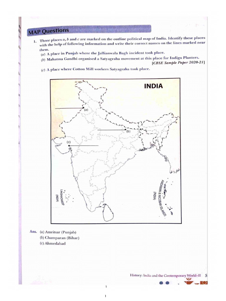 Nationalism in India + Maps | PDF