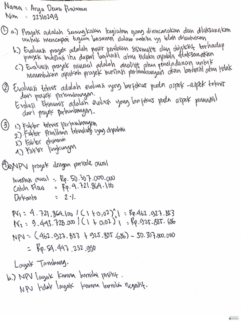 Uts Arya Dewa Evapro | PDF