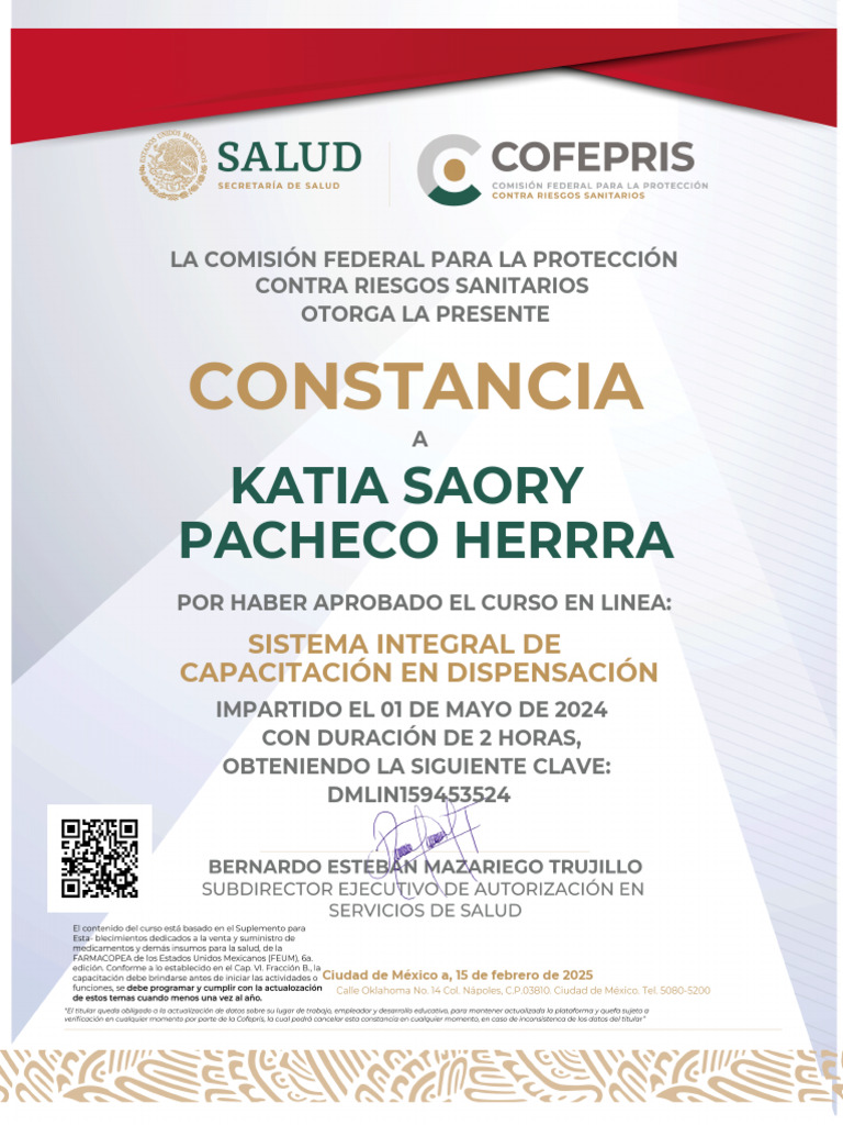 Constancia SICAD | PDF