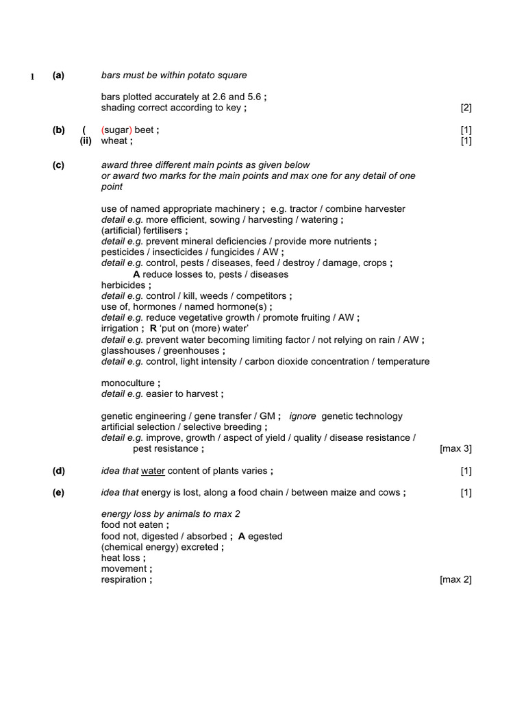 Organisms & Their Environment 7 MS | PDF | Leaf | Foods