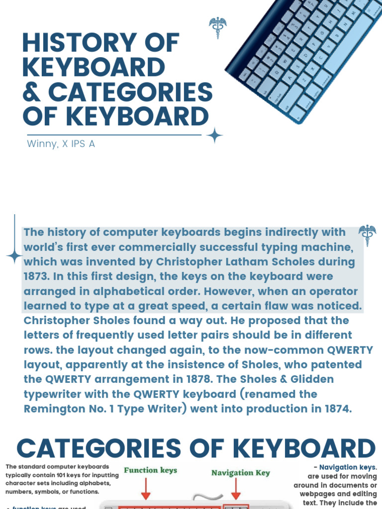 History of Keyboard, Winny X IPS A | PDF | Computer Keyboard | Text