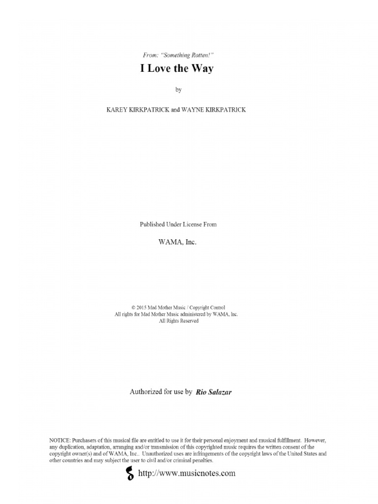 I Love The Way SETC | PDF