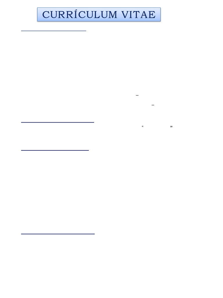 CURRICULUM MARTINEZ JHONNY | PDF