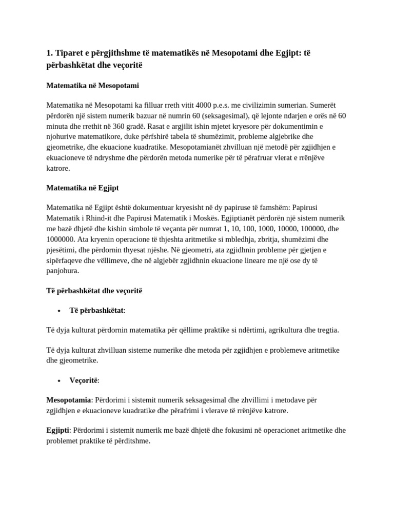 Pyetjet Teorike Te Historise | PDF