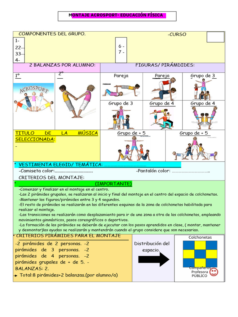 Criterios Montaje Acro | PDF