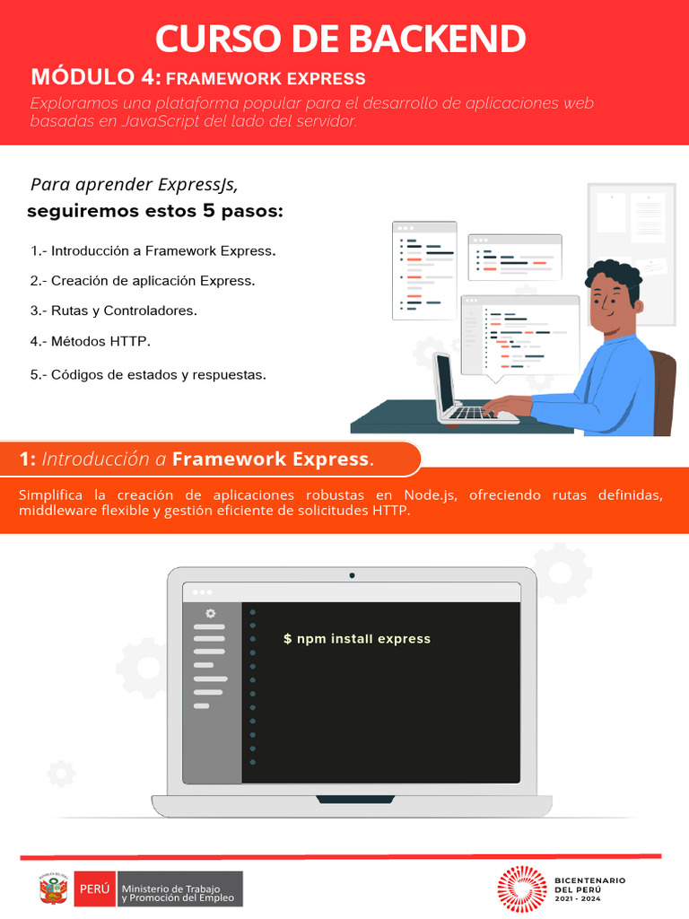 Infografía N° 04 - Frameworks Express | PDF | Aplicación movil ...