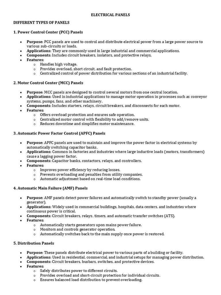 Electrical Panels | PDF | Programmable Logic Controller | Automation