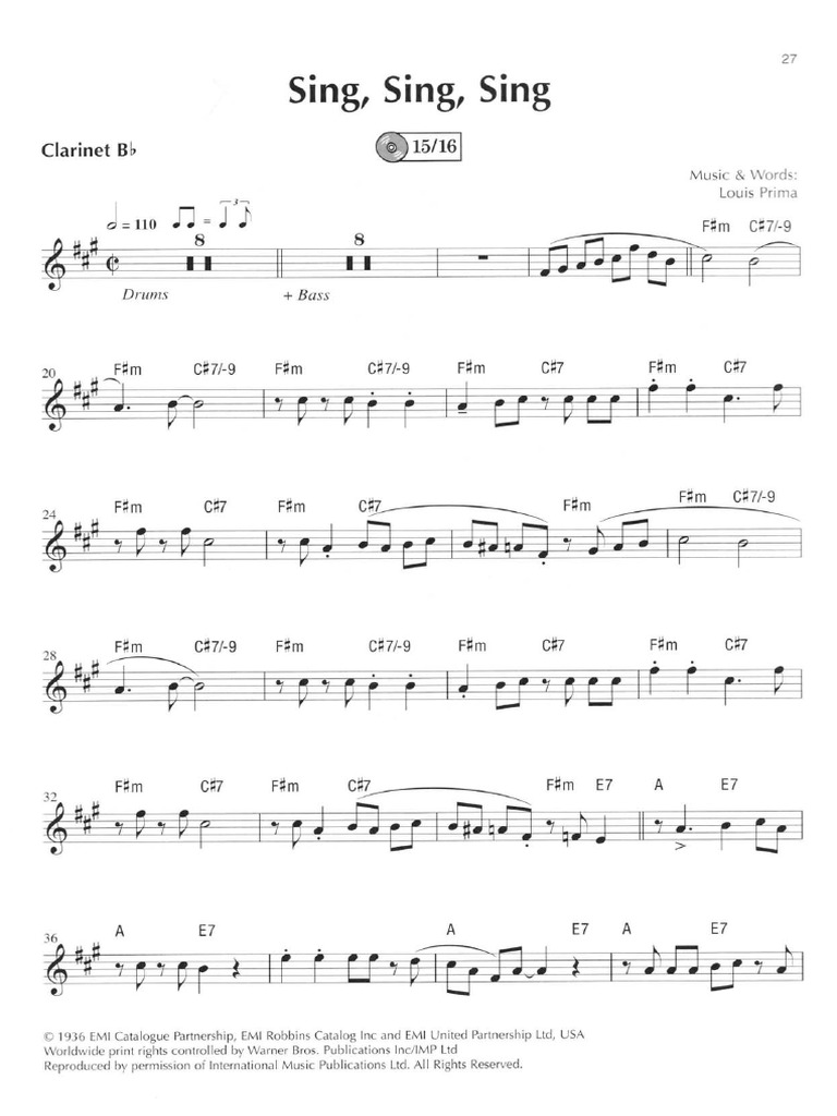 Sing Sing Sing | PDF