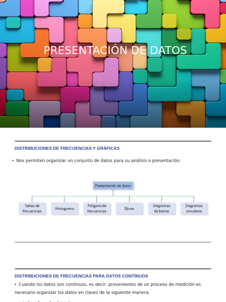 Presentación de Datos | PDF