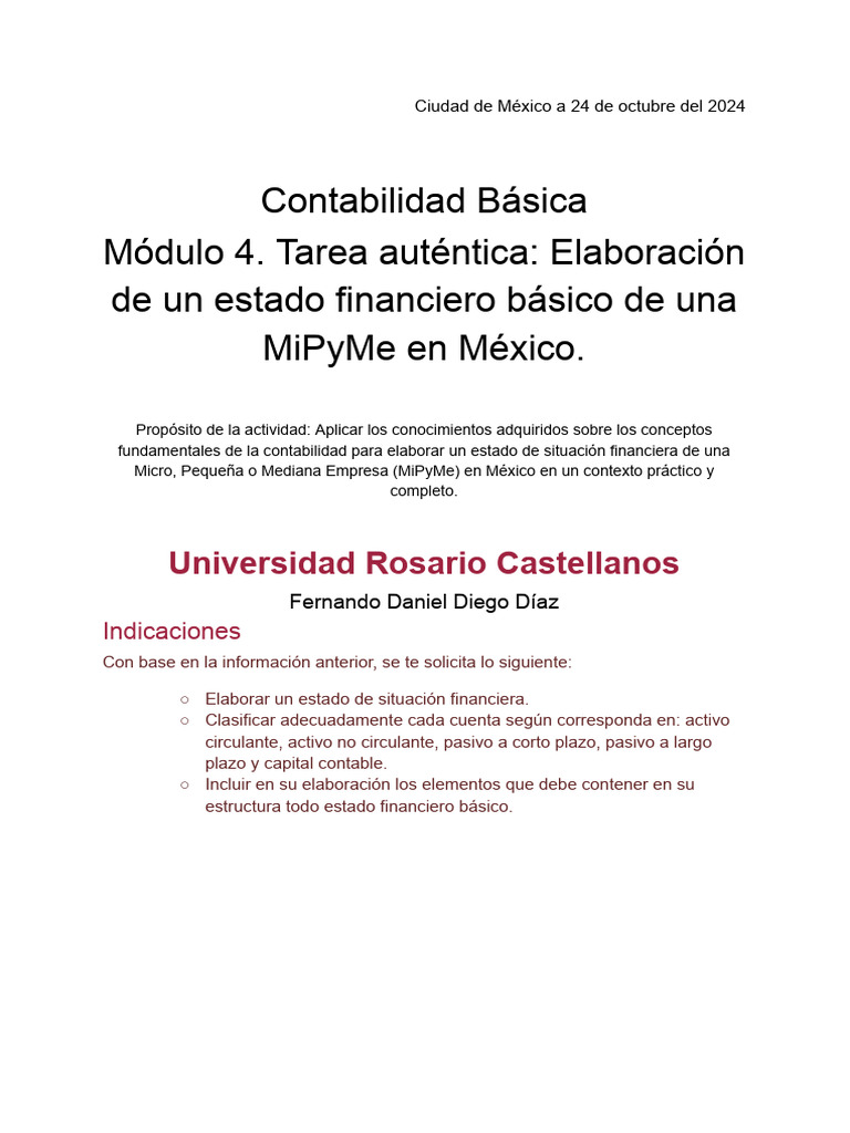 Tarea Conta 4 | PDF