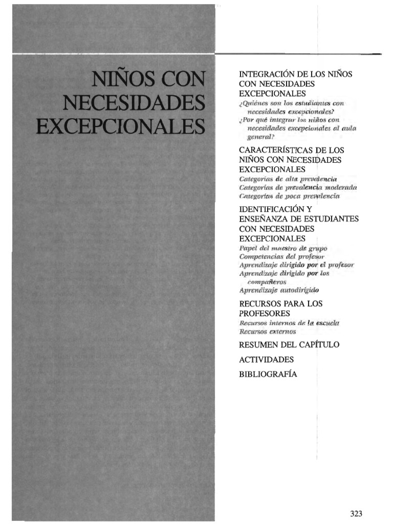 JUDITH MEECE. Desarrollo Del Nino-337-372 | PDF | Educación especial ...