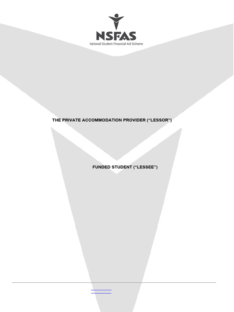 NSFAS Lease Agreement Template Version 1 of 2025 Approved l4 ...