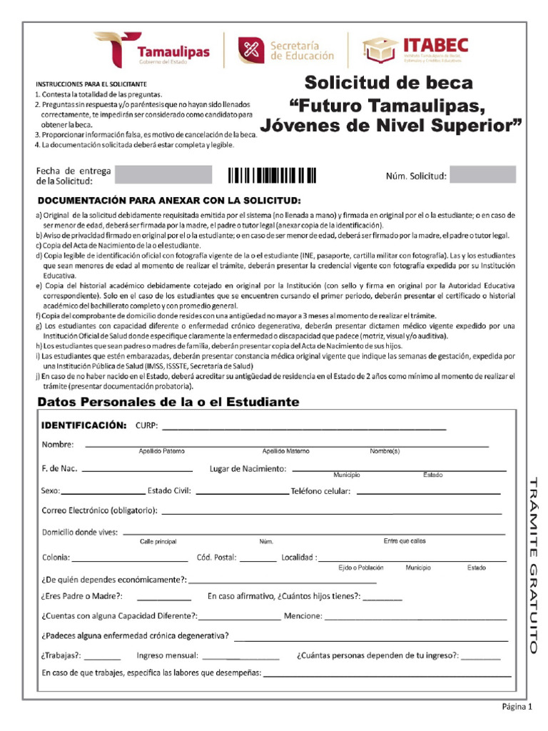 Beca Futuro Tamaulipas Rodriguez Meraz Zamira | PDF